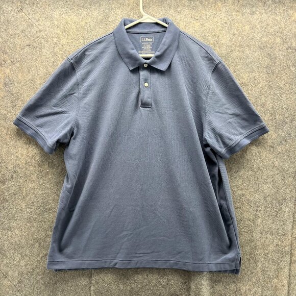 L.L. Bean | Shirts | Ll Bean Polo Shirt Men Extra Large Adult Blue Traditional Regular Preppy Xl ...